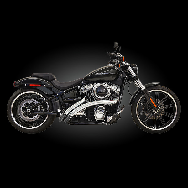 Khrome Werks 202665 4.5" HP-Plus Chrome on Chrome Slip-On Mufflers